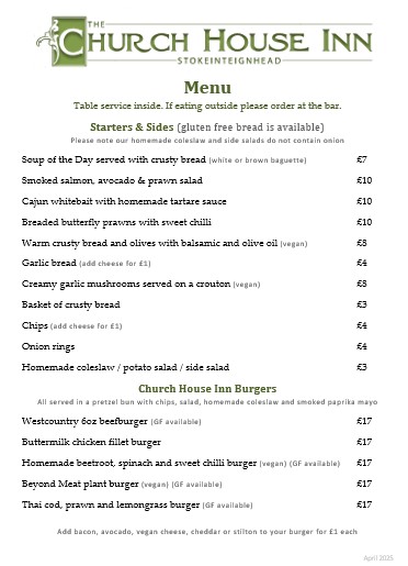 Great food at The Church House Inn - The Church House Inn